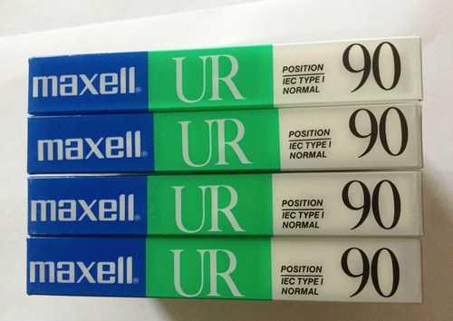 Аудиокассета Maxell UR90 Made in Korea New Sealed