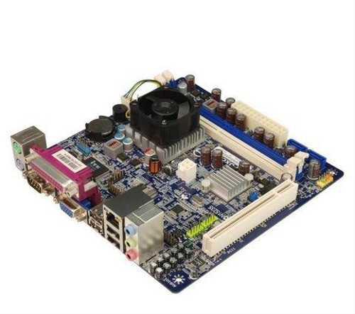 Плата mini-itx Intel D525, 4 потока, в отл. сост