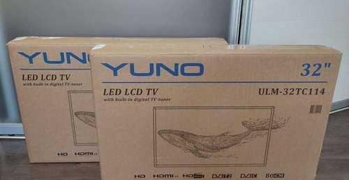 Телевизоры Yuno 32 дюйма Новые, Гарантия Чеки