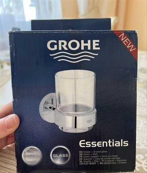 Стакан с держателем новый Grohe Essentials