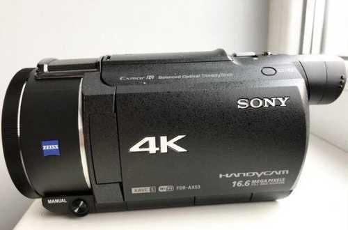 Новая видеокамера Sony FDR-AX53, полный комплект