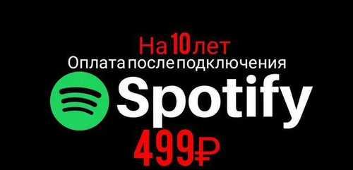 Карта оплаты spotify