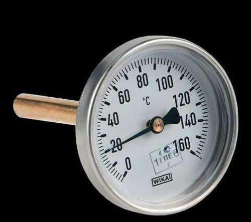 Термометр Wika осевой, D 80 мм, L40 мм, G1/2"