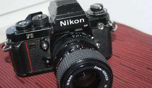 HP nikon F3 с зум объективом