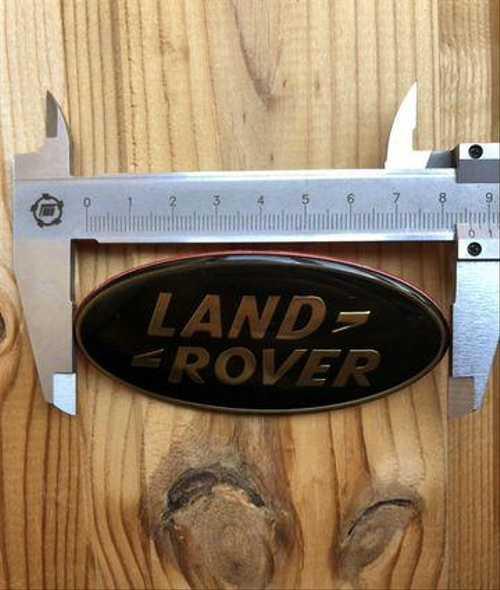 Эмблема черная Land Rover