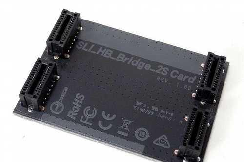 SLI-мост ASRock SLI HB Bridge 2S Card | Festima.Ru - Мониторинг объявлений