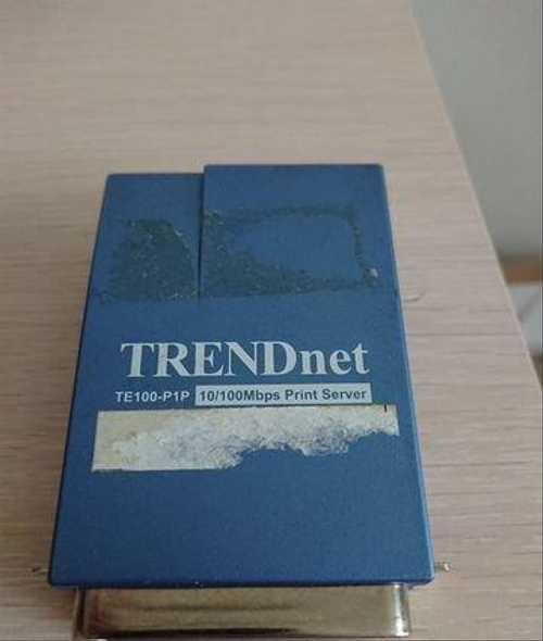 Принт-сервер Trendnet TE 100 P1P