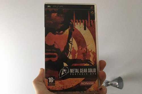 Metal Gear Solid:Portable Ops Игра