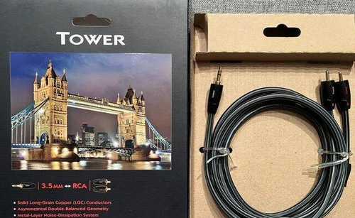 AudioQuest Tower Jack 3.5m -2RCA(2м)