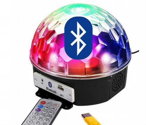 Большой Музыкальный диско шар с USB и Bluetooth
