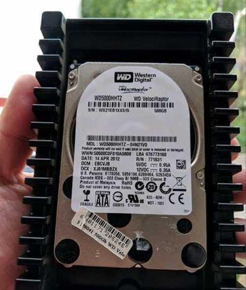 Western Digital VelociRaptor 500GB WD5000hhtz Москва | Комьютерные ...