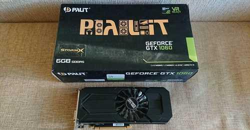 Видеокарта Palit GTX 1060 6gb Stormx