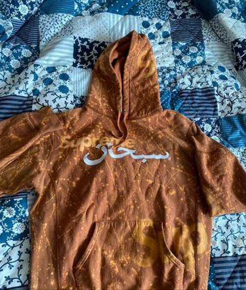 Supreme hoodie arabic logo