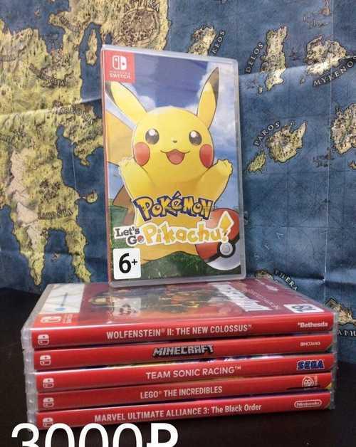 Игра Pokemon Let’s Go Pikachu для Nintendo Switch