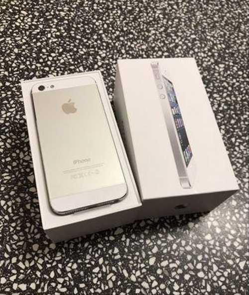iPhone 5, silver, 64gb неактивированный