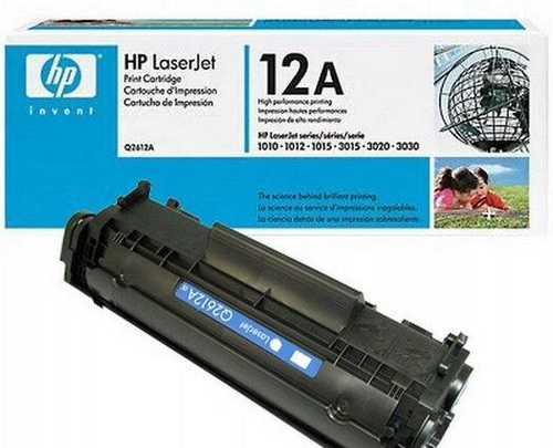 Картридж HP 12a новый, запечатанный, оригинальный