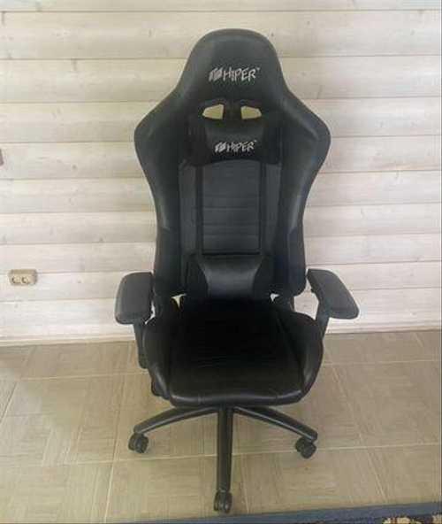 Кресло компьютерное игровое hiper HGS-103-BLK