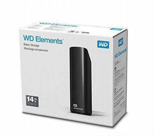 Внешний жёсткий диск WD Elements Desktop 14 Tb, Но