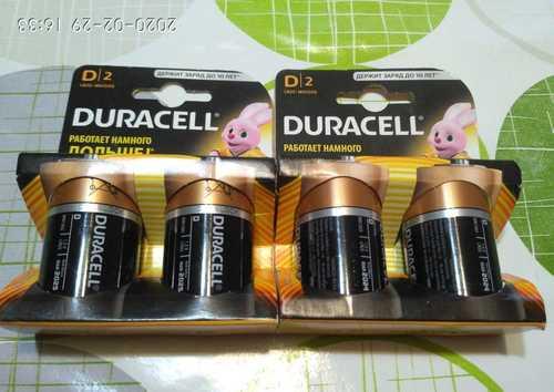 Батарейки Duracell D2 LR20 /MN1300