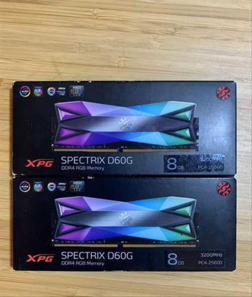 XPG Spectrix D60G 16 гб DDR4 3200 Mhz