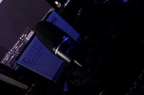 AKG c3000 Студийный микрофон (+ держатель паук)
