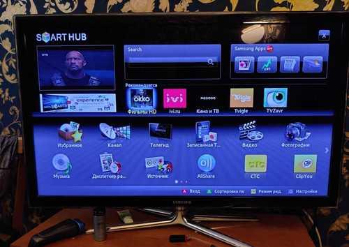 Телевизор samsung UE40D6100 3D, smart tv