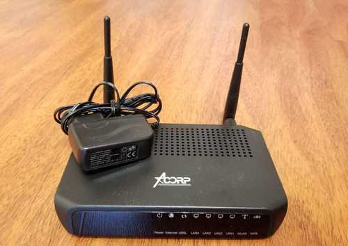 Adsl роутер Acorp Sprinter adsl W520N + сплиттер