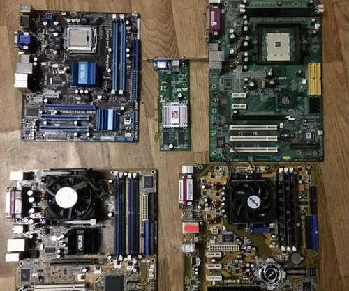 Материнские платы Intel и AMD