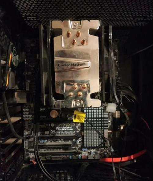 I7 3820+ gigabyte X79 UD3+ 16gb 2011 socket + куле