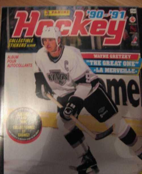 Panini NHL 1990-91 альбом + все стикеры к нему нхл