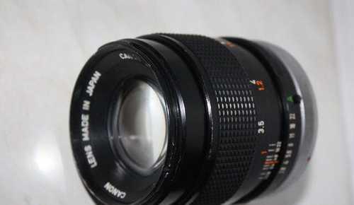 Объектив canon FD 100MM 2.8 портретный SSC