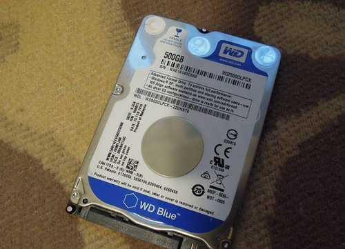Wеstern Digital Blue \ 500GB \ 2.5" \ 16MB Cache