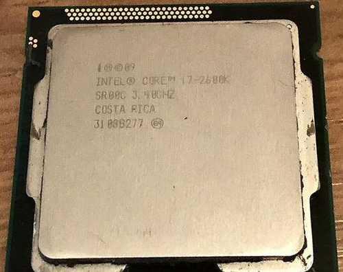 Процессор - intel core i7 2600k 3.4 GHz