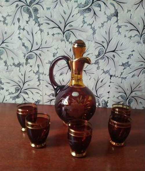 Графин хрустальный Богемия