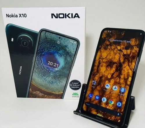 Новый Nokia X10 черный
