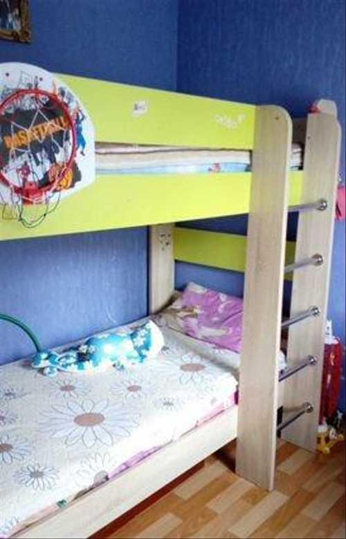 Кровать на 2 этаже для детей