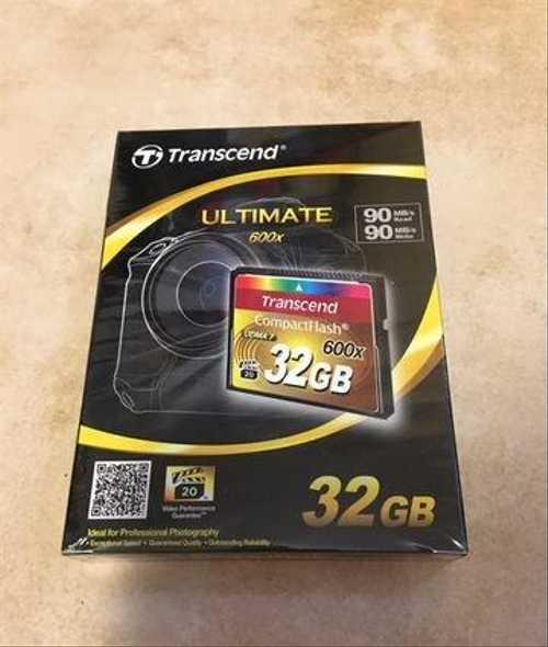Transcend compactflash 600x 32gb Москва | Festima.Ru (107368898)
