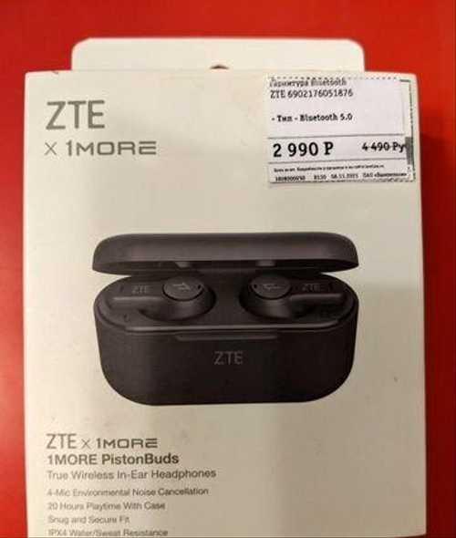 ZTE LiveBuds новые беспроводные наушники