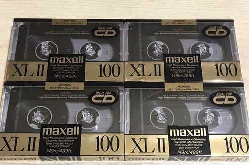Аудиокассеты Maxell XLll 100 (Made in Japan) 1989