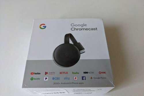 Медиаплеер Google Chromecast 2018 черный