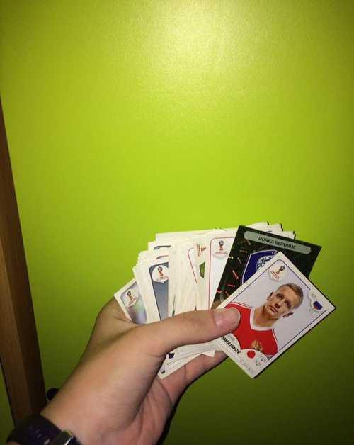 Panini fifa 2018 карточки с футболистами