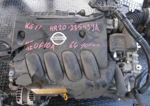 Двс+кпп nissan MR20DE пробег 64000 км