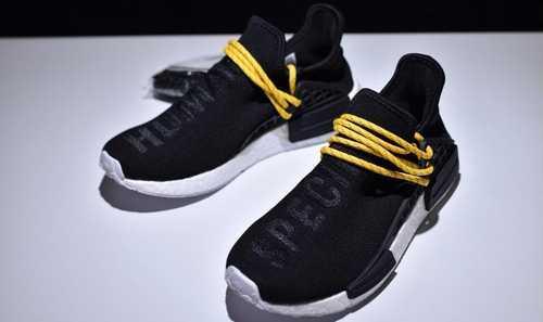 Adidas NMD Human Race (Black/Yellow) чёрные