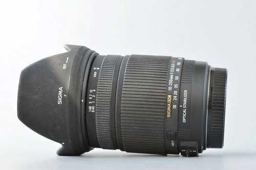 Объектив Sigma 18-250mm f3,5-6,3 DC OS HSM (Canon)