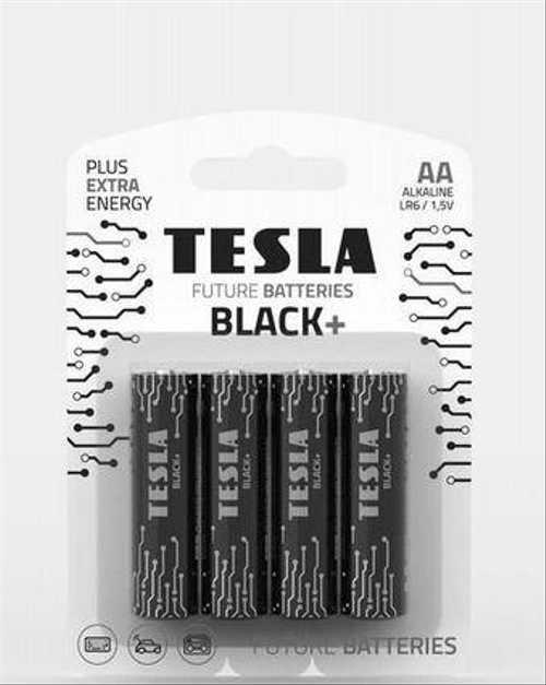 Батарейки Tesla black AA+4ks Alkaline AA (LR06, па