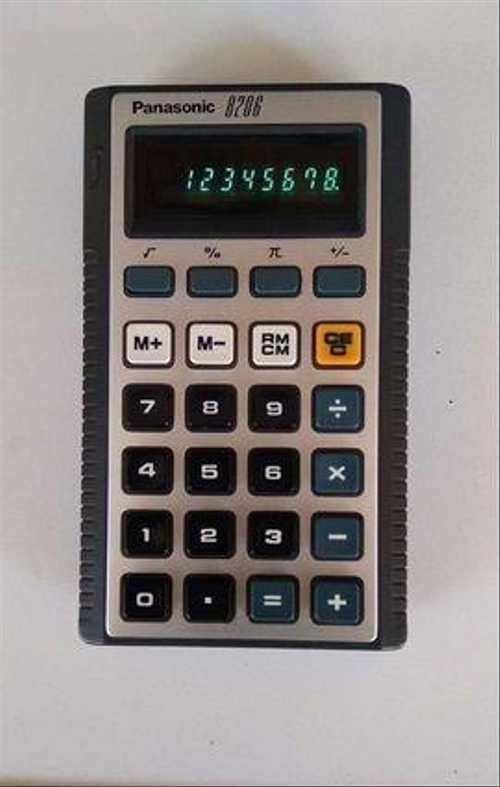 Калькулятор Panasonic 8206