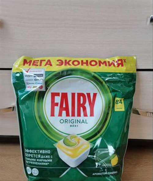 Капсулы для посудомоечной машины Fairy Original 84