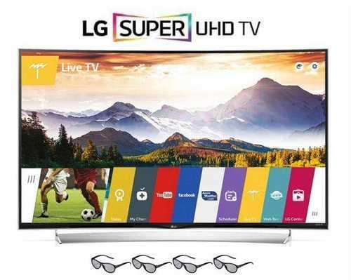 55" 4K LED 3D Smart TV LG 55UG870V Изогнутый 120Гц