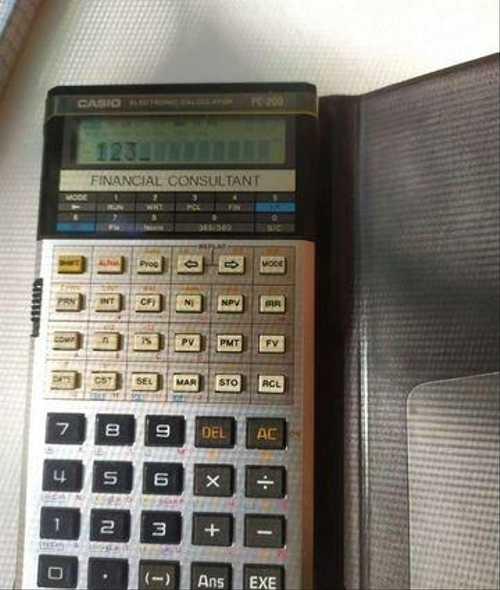 Финансовый калькулятор Casio
