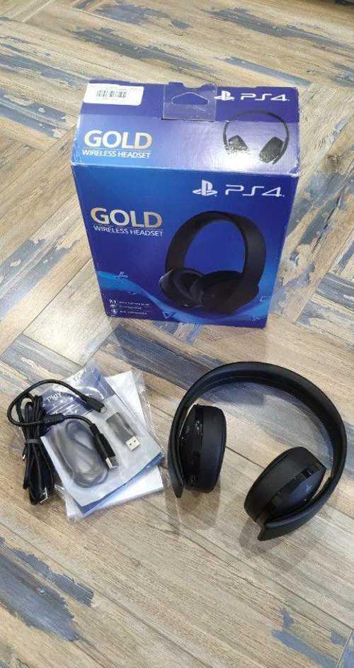 Наушники Sony Gold PS4